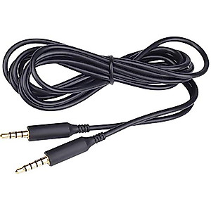 Replacement Astro A40 A10 A30 A50 Gaming Headset 3.5mm Audio Cable Extension Cord Compatible with Playstation 4 PS4, MixAmp, PC Gaming and Smartphone, No Mute & Volume Control Button