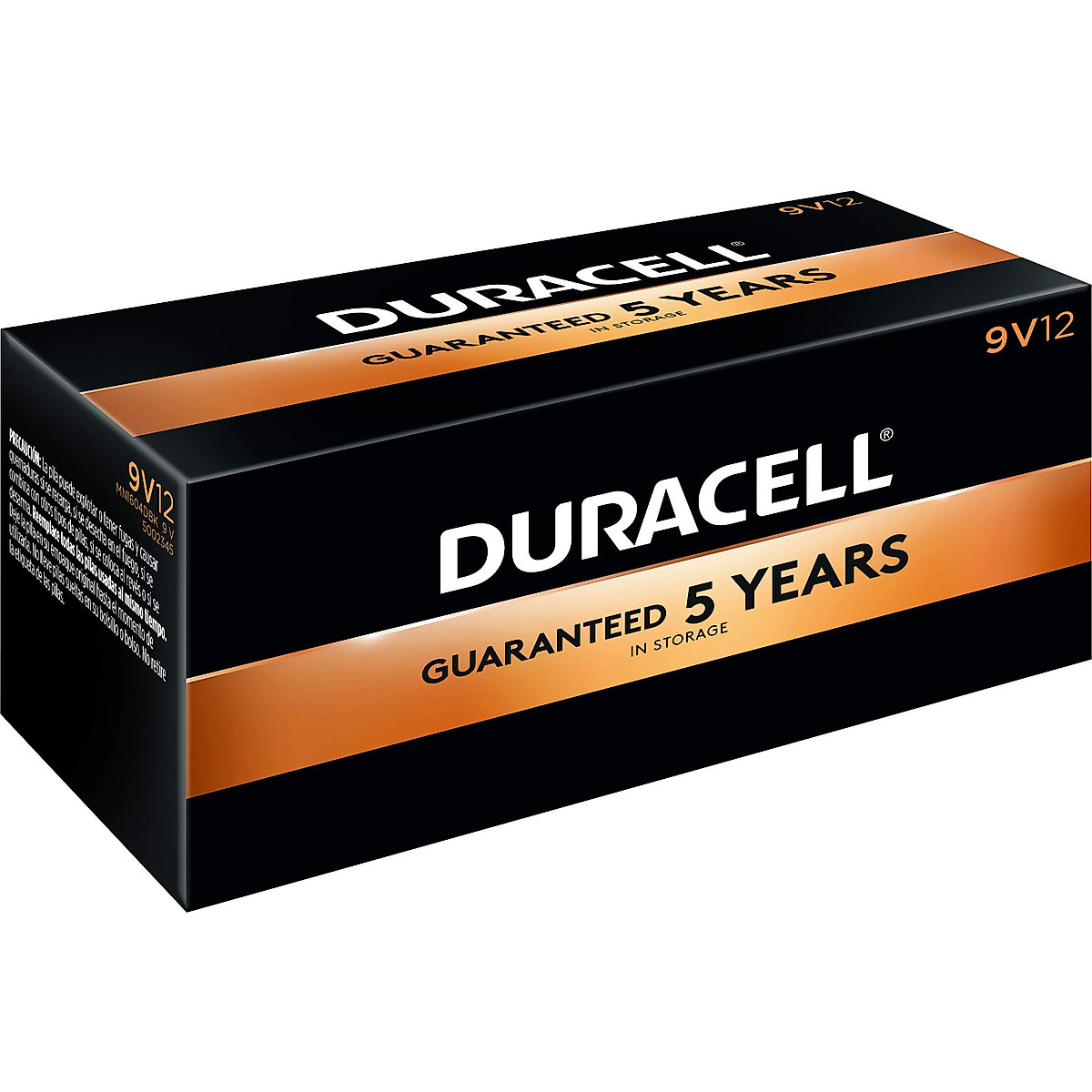 Duracell - CopperTop 9V Alkaline Batteries - long lasting, all-purpose 9 Volt battery for household and business - Pack of 12