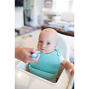 Dr. Brown's Designed to Nourish Soft-Grip Spoon and Fork Set,Blue & White