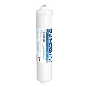 APEC Water Systems FI-CAB12-QC Commercial-Grade US Made Inline Carbon Post-Filter 12" 3/8" Output
