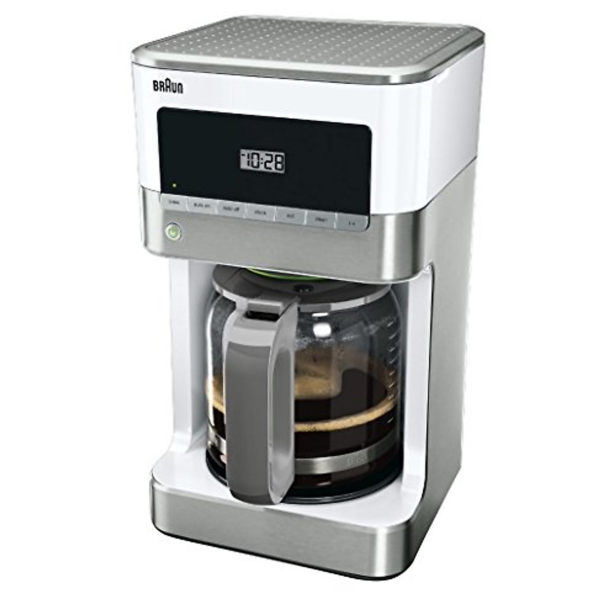 Braun KF6050WH BrewSense Drip Coffee Maker,12 oz, White