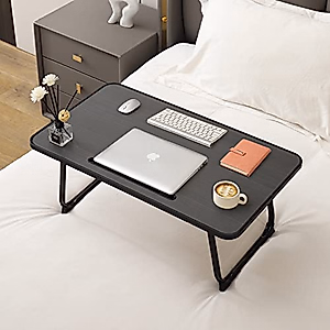 [28' x 16'] Extra Large Foldable Laptop Table for Bed, Floor Desk - Great for Eating, Study, Computer Use & Writing (Black)