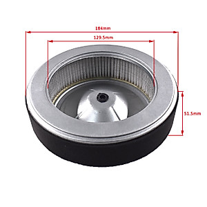 JRL 10PCS Air & Pre Filter Air Cleaner for Honda 17210-Z6L-010 GX630 GX630R GX630RH GX660 GX690