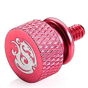 Bitspower M4 Aluminum Thumbscrew with Logo Black
