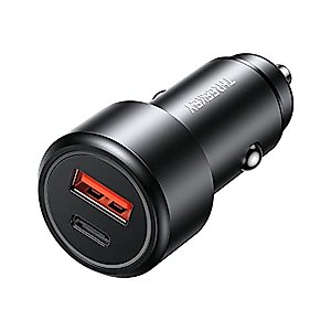 USB C Car Charger,THREEKEY 38W PD Car Charger Fast Charging, USB Type C Car Charger Adapter Cargador para Carro for iPhone 14 13 12 11,iPad Pro,Samsung Galaxy,LG,Google Pixel,Moto