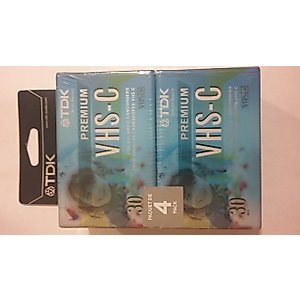 TDKTC30-TC-30 VHS-C Premium 30-Minute Video Tape by TDK