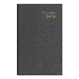 Brownline 2024 Traditional Weekly Pocket Planner, Appointment Book, 12 Months, January to December, Perfect Binding, 4.75" x 3", Assorted Colors (CB303.ASX-24)