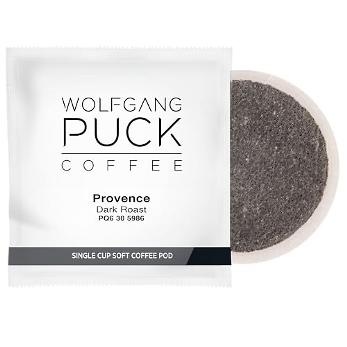 Wolfgang Puck Coffee, Provence French Roast Gram Coffee, 9.5 Gram Pods, 18 Count