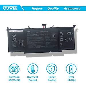 OUWEE B41N1526 Laptop Battery Compatible with Asus FX502VM FX60VM FX502VM-AS73 FX502VM-FY361T ROG Strix GL502VT GL502VT-DS74 GL502VM-FY039T S5 S5V S5VM Series Notebook 0B200-0194000 15.2V 64Wh 4240mAh