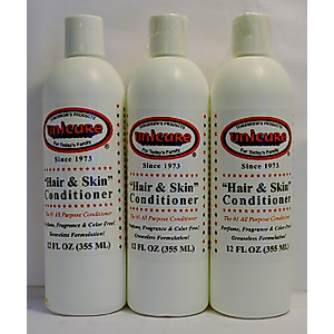 Unicure Hair and Skin Conditioner 12oz (3 Pack)