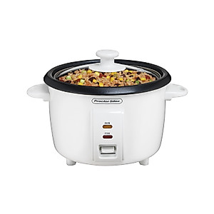 Proctor Silex 4-Cups uncooked resulting in 8-Cups Cooked Rice Cooker, White (37534Y)