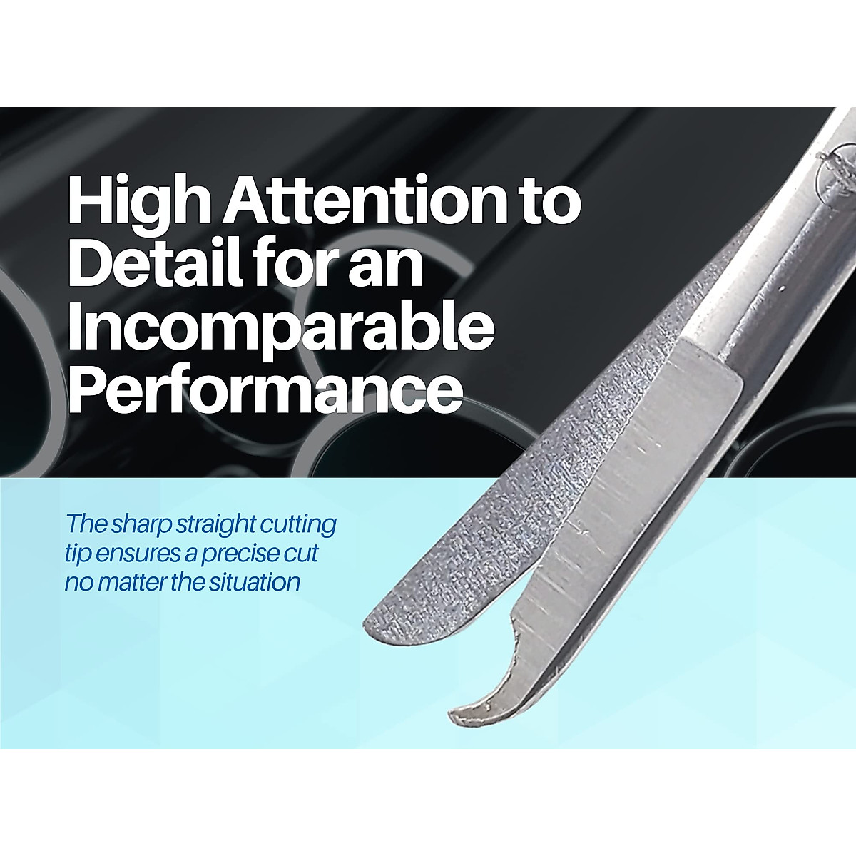 Spring Action Micro Snip Stitch Removing Castroviejo Scissors 5.5 Inches for Fine Stitch Removal, Embroidery, and Micro Surgical Sutures by Artman Instruments