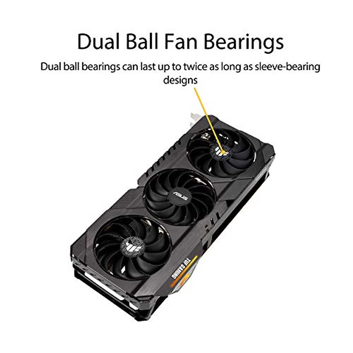 GIGABYTE ASUS TUF Gaming AMD Radeon™ RX 6800 OC Edition Graphics Card (PCIe 4.0, 16GB GDDR6, HDMI 2.1, DisplayPort 1.4a, Dual Ball Fan Bearings, All-Aluminum Shroud, Reinforced Frame, GPU Tweak II)