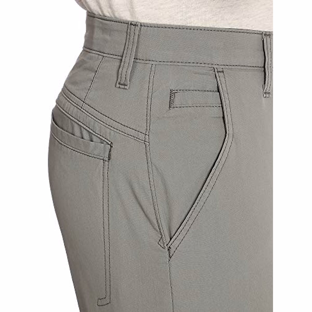 Wrangler Authentics Men's Performance Comfort Flex Flat Front Short, Army Green, 38