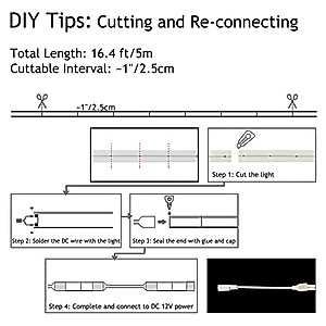 AOSUI LED Neon Rope Light 12v Pink Neon Light 12v Outdoor Strip Lights Waterproof 16.4ft led Flexible Light Strip Bendable led Light Strip Cuttable Desk Light Strip(Power Adapter Not Included)