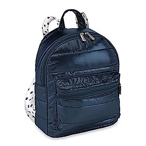 Top Trenz Inc Mini Backpacks or DayBags (Navy Puffer Mini Backpack w/Blue Star)