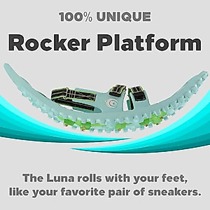Crescent Moon Luna Unisex Ultralight Hiking and Running Foam Snowshoes, Seafoam