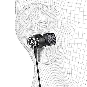 LUDOS Wired-Earbuds-Earphones-Headphones-Microphone, Turbo Ergonomic Earphone with Mic, Memory Foam, Durable Cable, Bass, Auriculares in-Ear Headphones for iPhone, iPad, Apple, Computer, Laptop, PC