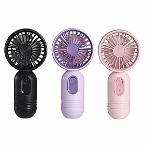 Mini Portable Fan 3 Pack, Cute Handheld Fan Battery Operated Lightweight Small Personal Fan with 3 Speeds and USB Rechargeable Eyelash Fan for Stylish Girl Kids Women Men Office Outdoor Travel Camping