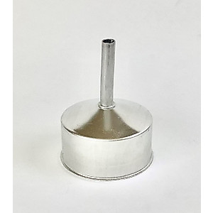 Tredoni Aluminum Funnel -Replacement- Size 2 Cup Aluminum Espresso Coffee Maker Moka Pot- 5.2cm (2 Cup)