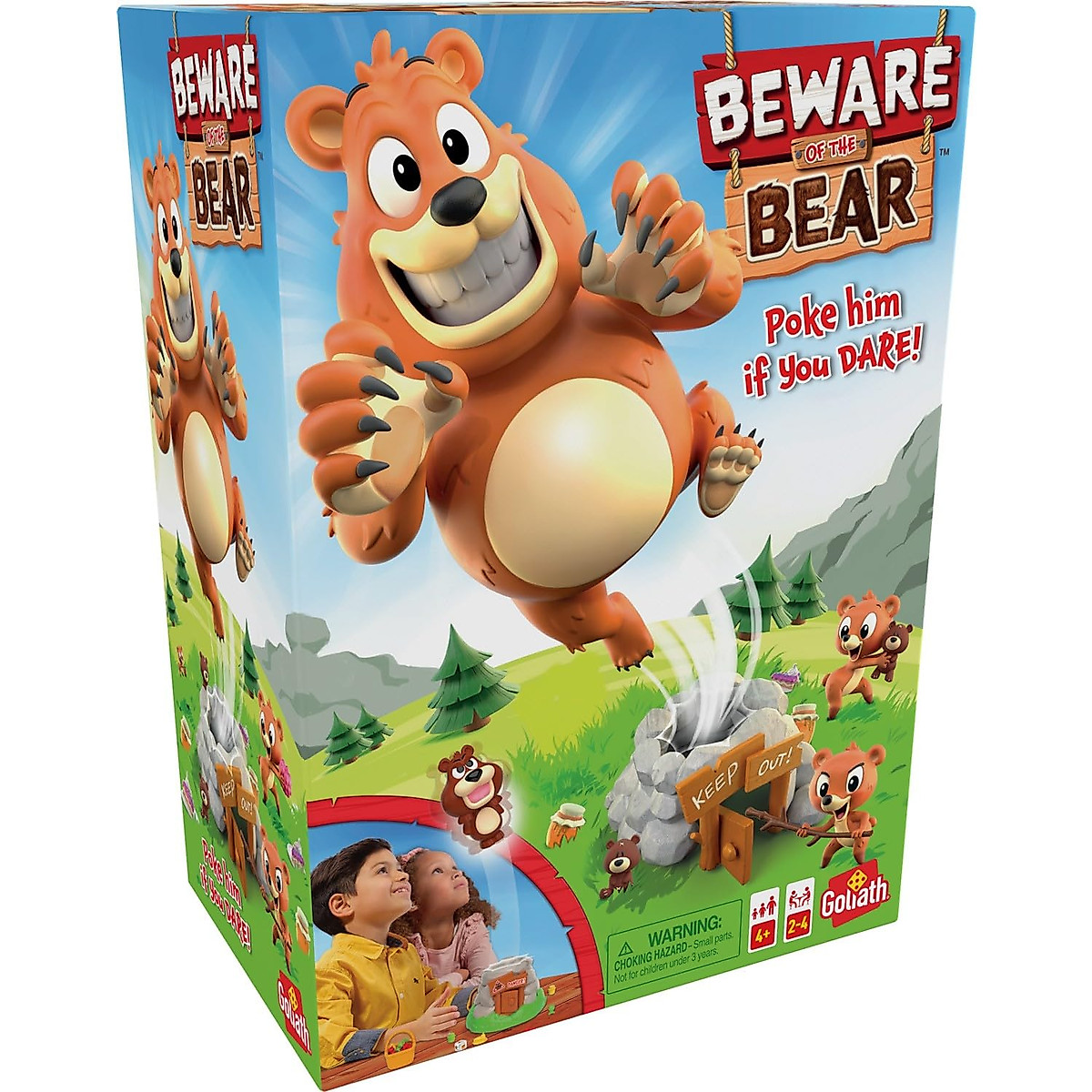 Beware of The Bear - Poke The Bear and Sneak The Goodies Before He Wakes Up Game by Goliath