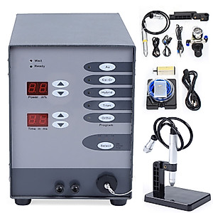 Automatic Spot Welding Machine, CNC Spot Welding Machine 110V 60HZ Pulse Argon Arc Welding Machine for DIY Jewelry Repair Gold & Hardware Workpiece Welding Spot Welder Jewelry Welder Miller Welding