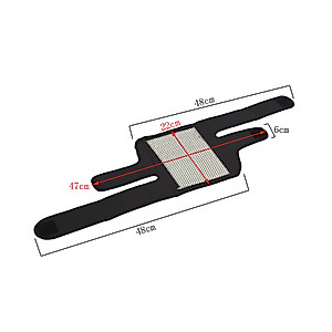 . life Heated Knee Brace Wrap, Portable Tourmaline Knee Support Brace, Magnetic Self Heating Knee Pad Adjustable Knee Wraps, Knee Wraps for Arthritis Joint Pain Relief Injury