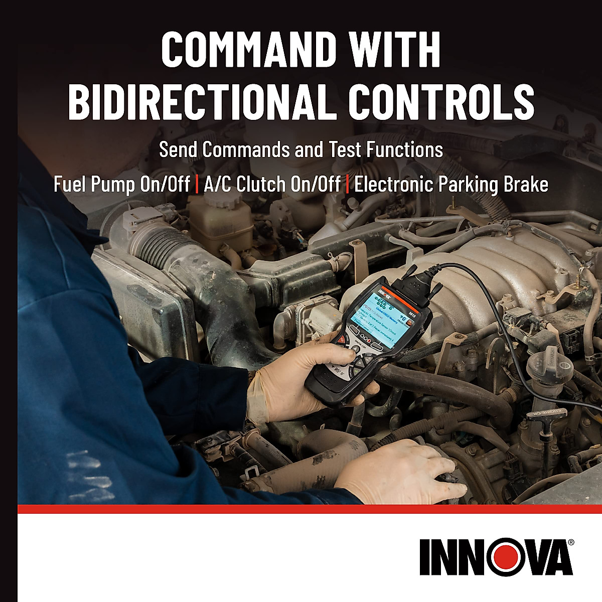 Innova 5610 OBD2 Bidirectional Scan Tool - Understand Your Vehicle, Pinpoint What's Wrong, and Complete Your Repairs with Less Headache. Free Updates. Free US-Based Technical Support.