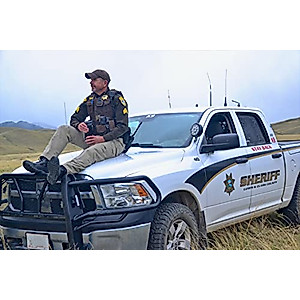 Heros Pride Radio Holder With Swivel - Universal Fit - Ballistic, Black