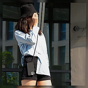 Lawonda 2-in-1 Crossbody Cell Phone Case Detachable Strap Adjustable Rope Lanyard Shockproof Protective Moblie Phone Case Compatible with iPhone SE Green