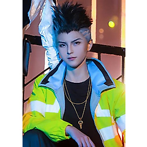 C-ZOFEK 2 PCS David Martinez Cosplay Necklaces Snake Chain Pedant Costume Accessories (David)