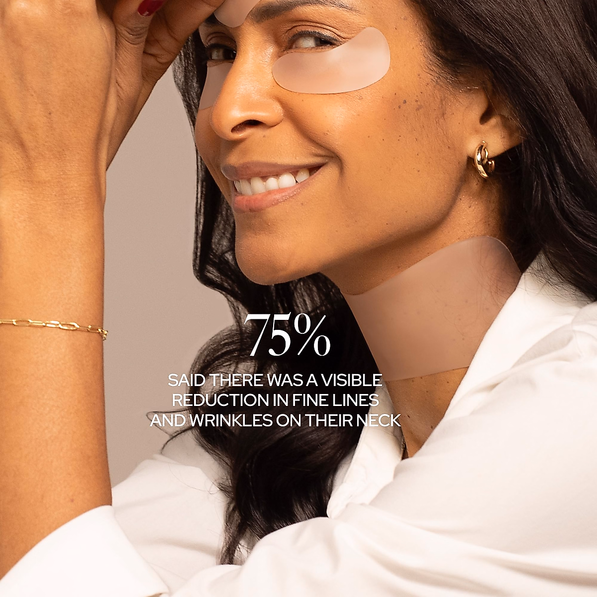 SiO Beauty FaceLift - Reusable Anti-Wrinkle Patches for Neck, Forehead, Eye & Smile - Overnight Smoothing Silicone for Fine Lines, Wrinkles, and Aging