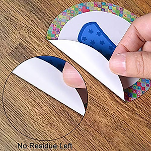 Wisdompro 1-32 Colorful Number Stickers, Line Up Spots/Dots for Classroom, Office (Diameter: 4 inch)