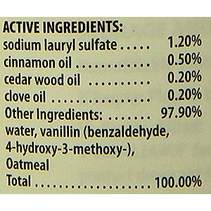 Natural Flea and Tick Shampoo with Oatmeal for Dogs, 16.9-Ounce