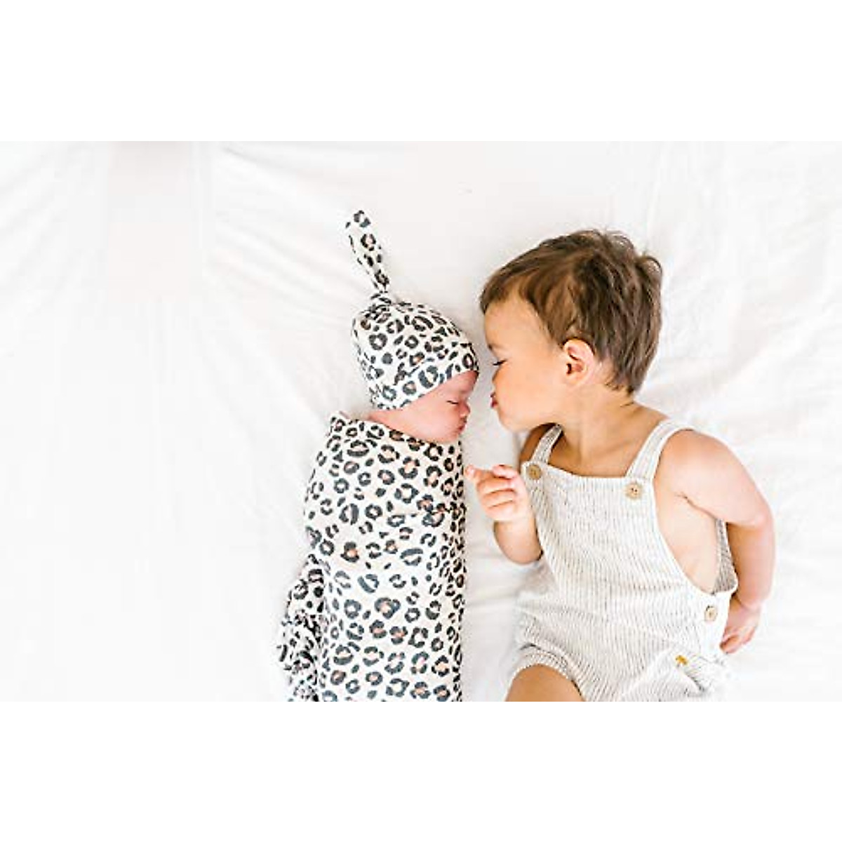 Copper Pearl Baby Beanie Hat Top Knot Stretchy Soft Zara