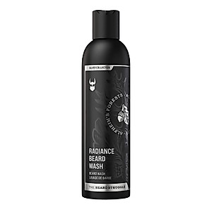 The Beard Struggle Radiance Beard Wash - Deep Clean & Hydrated Beard Care - Viking Beard Shampoo for Men (8 Fl oz) - Silver Collection- Gold Collection - Platinum Collection
