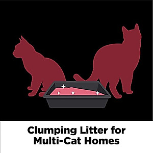 ARM & HAMMER Clump & Seal Platinum Cat Litter, Multi-Cat, 40 lb