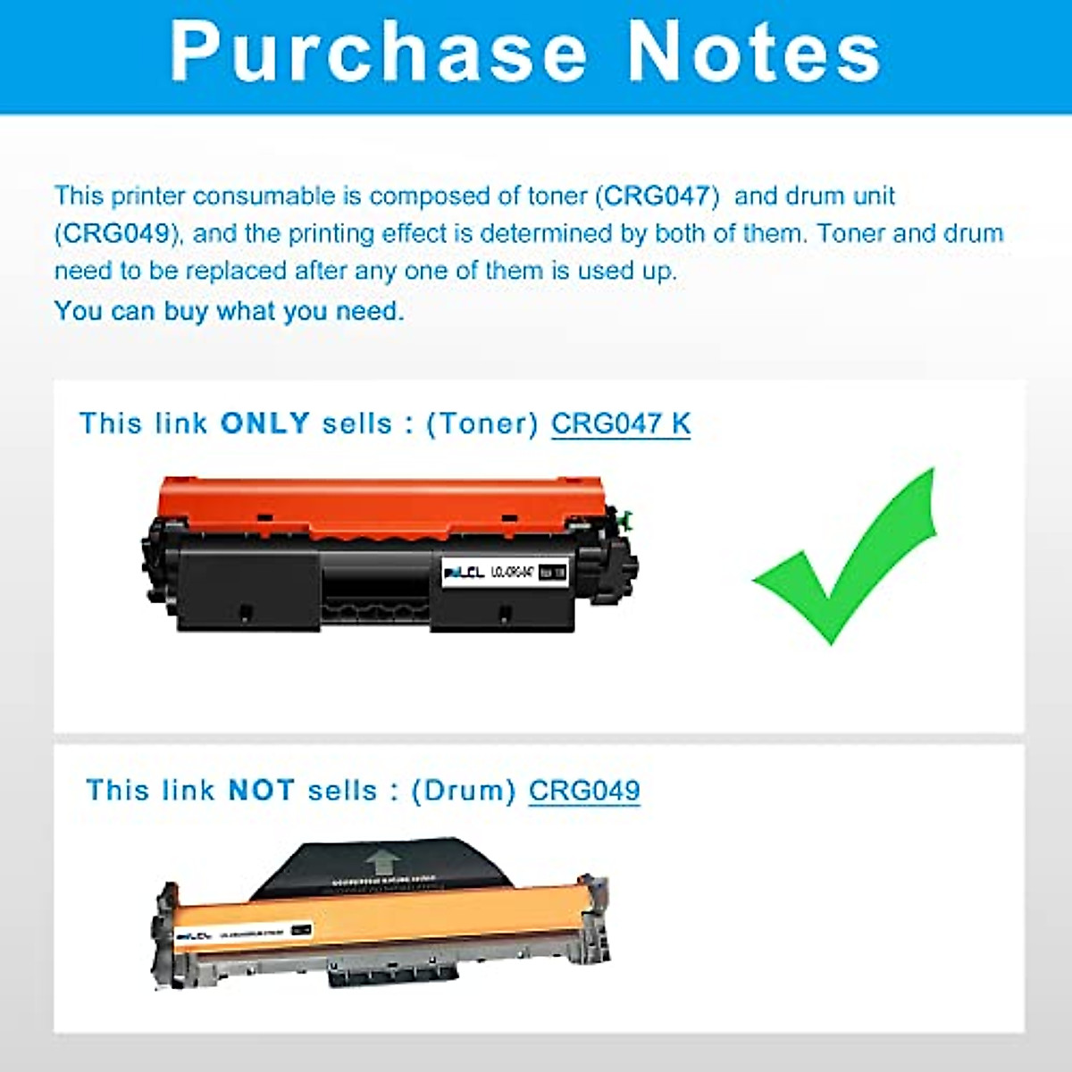 LCL Compatible Toner Cartridge Replacement for Canon 047 CRG047 CRG-047 2164C001 imageCLASS LBP113w LBP112 MF112 MF113w i-SENSYS LBP113w LBP112 MF112 MF113w (1-Pack Black)