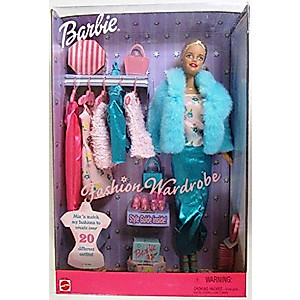 Barbie Fashion Wardrobe, Mix and Match to Create 20 Different Outfits