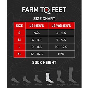 Farm to Feet Women's Emeryville Lightweight Crew Socks, Plum, Small