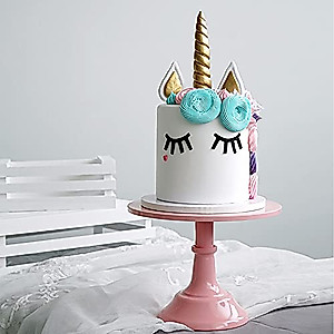 Set of 3pcs Pink Cake Cupcake Stands Round Modern Dessert Towers Decor Serving Platter for Girl's Party Baby Shower Wedding Birthday Parties Celebration