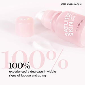 Saturday Skin Wide Awake Brightening Cream Korean lluminating Eye Cream for Wrinkles, Puffy Eyes Dark Circles Lightweight, Moisturizing, Deeply Hydrates, Anti Aging Reduce Fine Lines(0.51 Fl Oz 15ml)