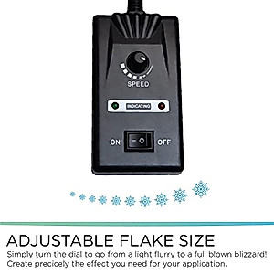 Froggy's Fog Pro Snow Machine, 2022 Model Snow Making Machine with Wireless Control and Completely Variable Output Flake Size, High Strength ABS Construction