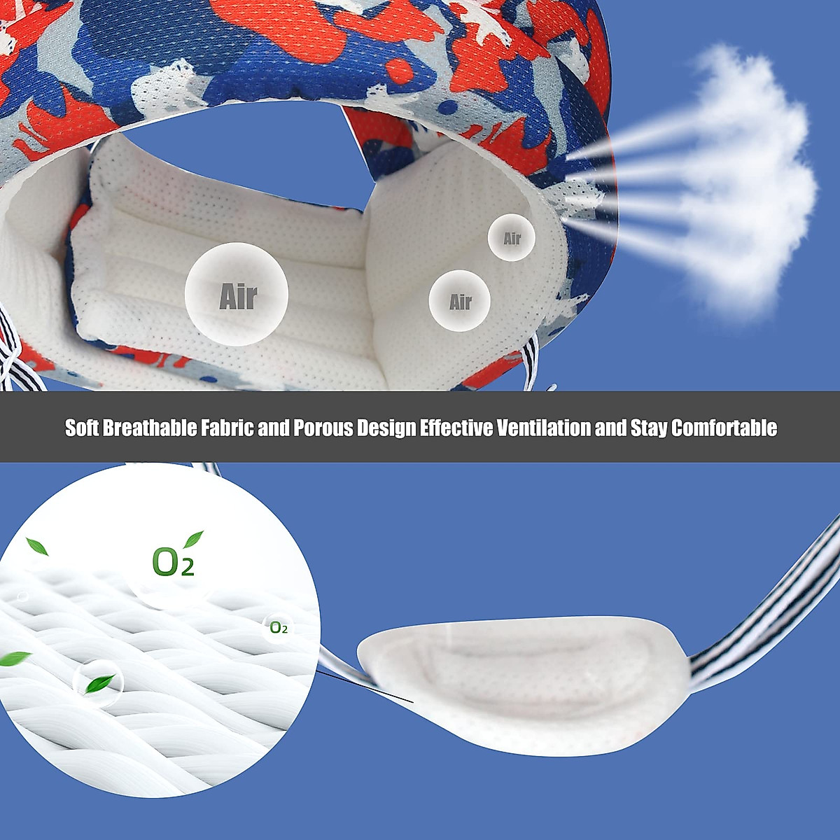 Baby Safety Helmet Infant Toddler Breathable & Adjustable Head Cushion Bumper Bonnet for Running Walking Crawling with Soft Knee Pads (Candy Colors)