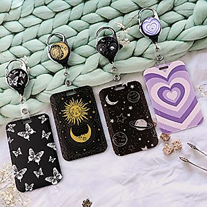 Juanooo Panda ID Lanyard Badge Holder Cute Key Lanyard for Kids Women Girls Men Cool Neck Keychain ID Card Badge, Black & White