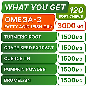 Allergy Relief + Probiotics Dogs Bundle - Itchy Skin Treatment + Digestive Enzymes - Omega 3 & Pumpkin + Prebiotics - Dogs Itching & Licking Treats + Improve Digestion - 400 Chews - Made in USA