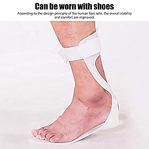 Drop Foot Stabilizer, Lightweight Ankle Foot Orthosis Support Straightener for Injury Recovery Therapy S Left Foot