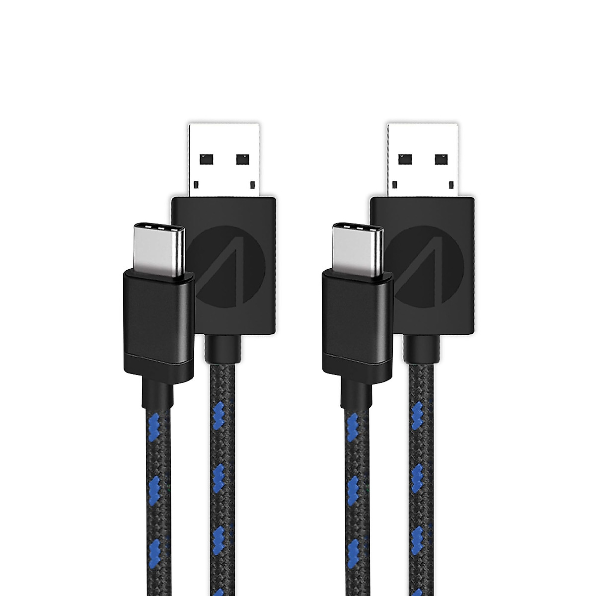 3M Twin Premium Braided Play & Charge Cables for PS5