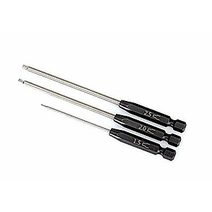 Traxxas 8715 - Speed Bit Set, hex driver, 3-piece straight (1.5mm, 2.0mm, 2.5mm), 1/4' drive, Metric