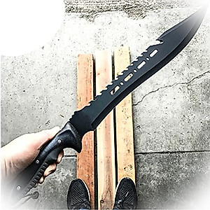 New 25" FULL TANG HUNTING SURVIVAL FIXED BLADE MACHETE TACTICAL Knife Sword Camping Outdoor Pro Tactical Elite Knife BLDA-1087